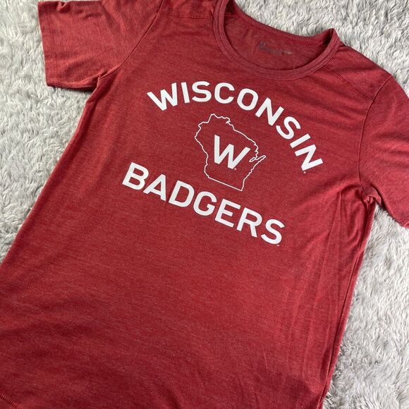 Under Armour | Shirts | Wisconsin Badgers Shirt Mens Small Red White ...